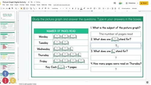 3rd Grade Graphs Digital Activity Bundle by The Learning Corner Co