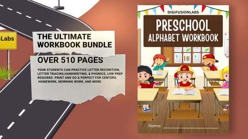 The Ultimate Alphabet Workbook Bundle – No Prep & FUN! by DIGIFUSIONLABS