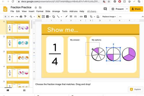 Fraction Practice - An easyGoogle Classroom Digital Resource - Distance ...