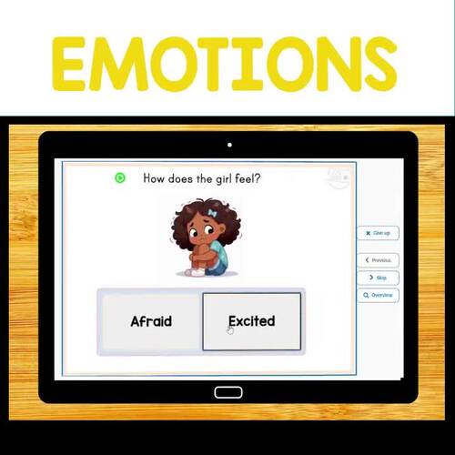 Emotions Matching Digital Boom Cards Digital Resource by Limes and Lemons