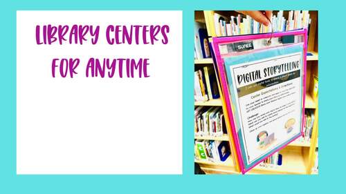 LIBRARY CENTERS for ANYTIME / MAKER SPACE BIG BUNDLE by K3 Library Buzz