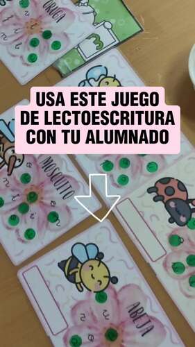 Busca letras insectos / Insect letter search. Letter recognition ...