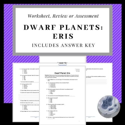 Dwarf Planet Eris: Editable Worksheet, Webquest or Assessment | TPT