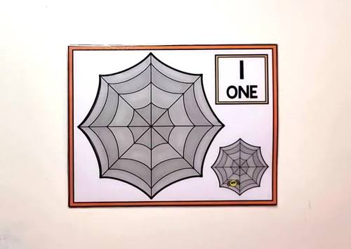 Spiders Counting Mats 1-10 | Halloween Math Centers | TPT