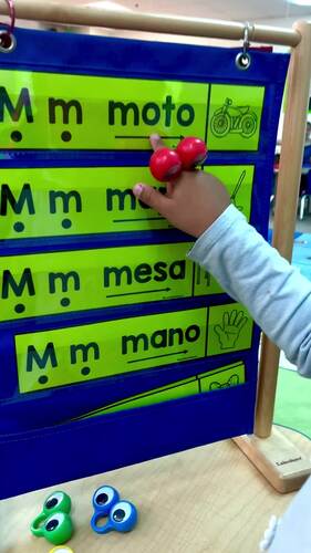 Letra-Sonido-Palabra-Dibujo Dual Language PreK - K by sruizkinderbilingual