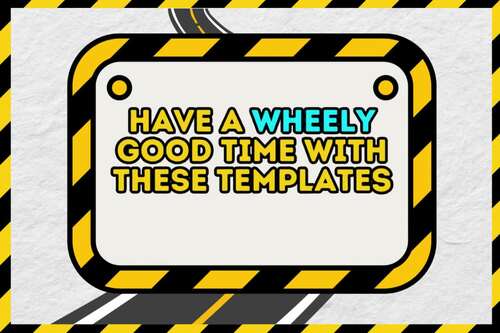 40 Mega Vehicle and Transportation Crafts | Black & White and Full Colored