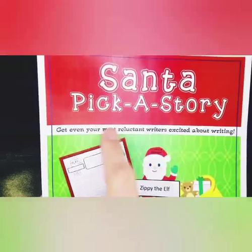 Christmas Writing Prompts | Santa Pick-a-Story by Created by MrHughes