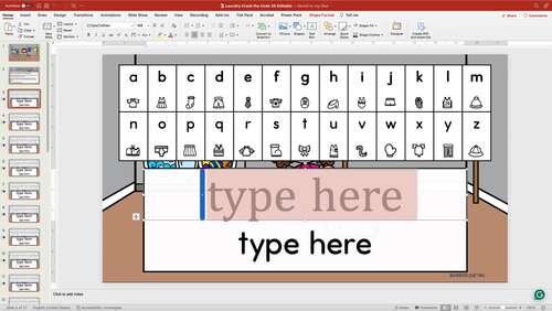 Laundry Crack the Code - Editable - PowerPoint by KinderCrafting
