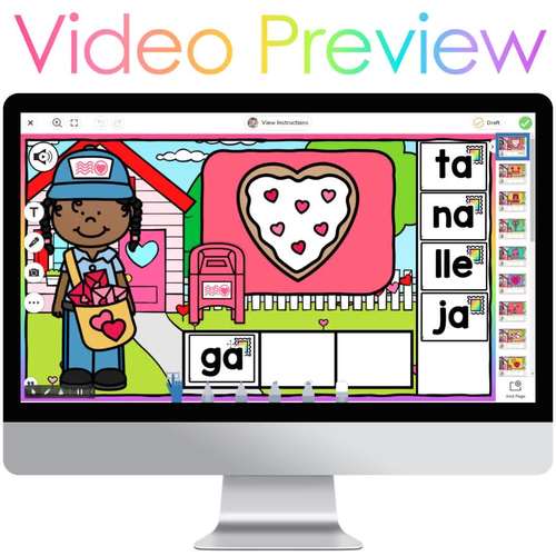 Centros de Febrero Digital - Palabras con Tres Silabas by The Bilingual ...