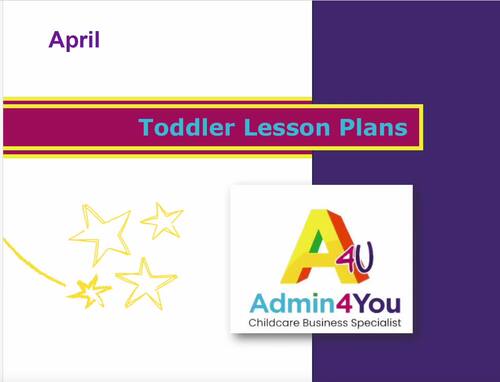 April Toddler Lesson Plans Version 1 by Admin 4 You | TPT