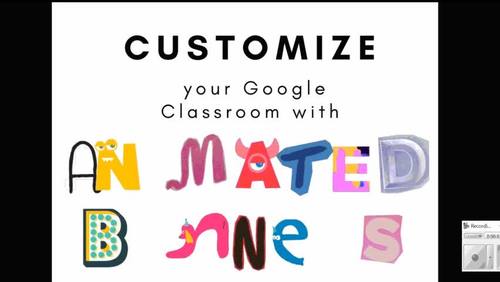 Summer Themed Animated Banners for Google Classroom Volume 2 by JayZee