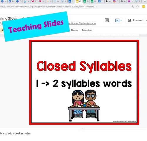Syllable Types and Syllable Division - Digital & Printable | TpT