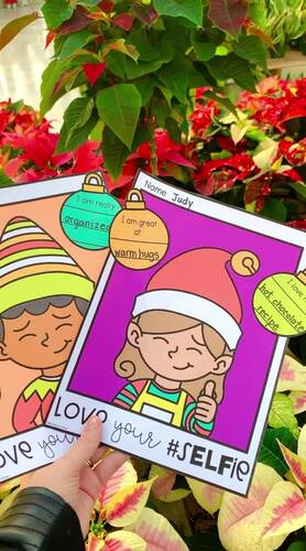 Elf Yourself Template - Selfie Craft - SEL Christmas Activity for Self ...