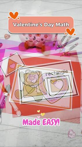 Valentine's Day 2D Shape Sort - February Math Games - Preschool & PreK ...