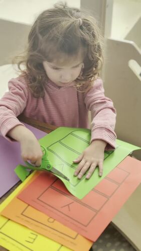 Popsicle Summer Name Craft Name Recognition & Scissor Skills Preschool PreK