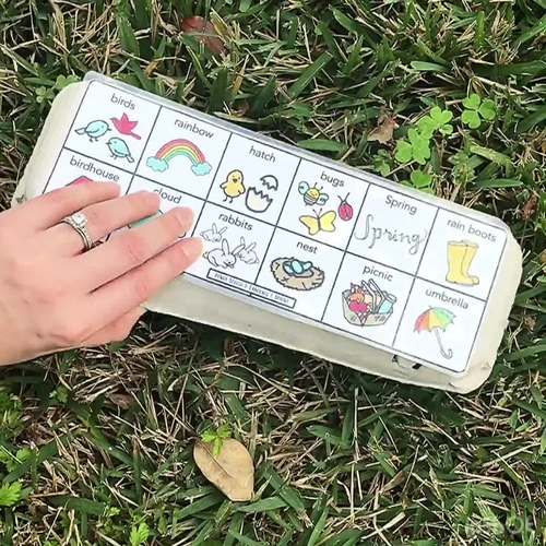 Spring Speech and Language Activities, Spring Speech Therapy, Easter ...