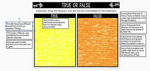 Marco Polo DIGITAL Interactive Notebook | Choice Board | Ancient China