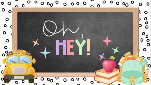 First Day Of School Daily Agenda Morning Meeting Google Slides Template ...