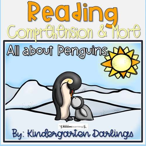 Penguin Emergent Reader and Reading Comprehension- Boom Cards | TPT