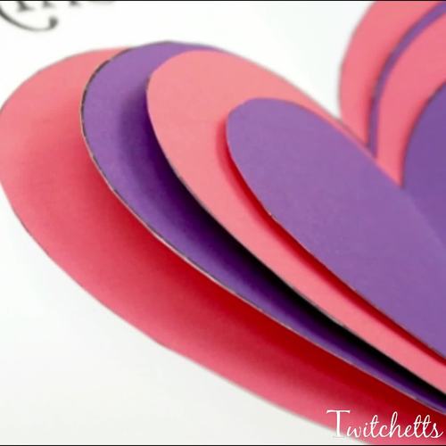 Valentine's Day 3D Heart Cards by Twitchetts | TPT