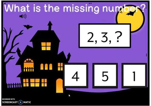 Boom Cards™ Halloween Missing Numbers Set 1 by Leigh's Library | TpT