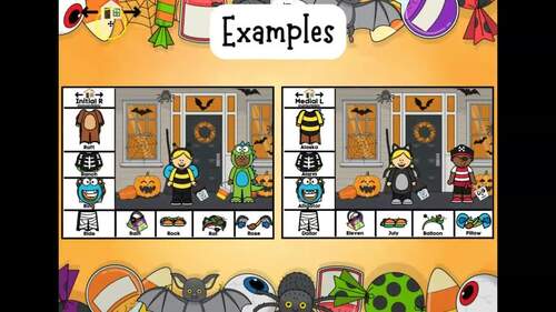 Build a Trick or Treater BOOM Cards™ F, V, and TH Sounds - Speech Therapy