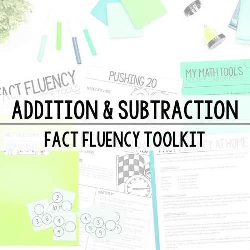 Addition and Subtraction Math Facts Fluency | BUNDLE for 1st and 2nd Grade