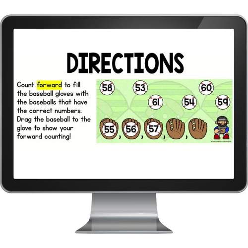 Counting to 100 Forward and Backward Digital Center for SEESAW | TPT