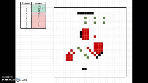Christmas Pixel Art | Translations | Digital Geometry | Instant Feedback