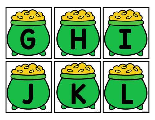 St. Patrick's Day Activities | Letter recognition | Beginning sounds