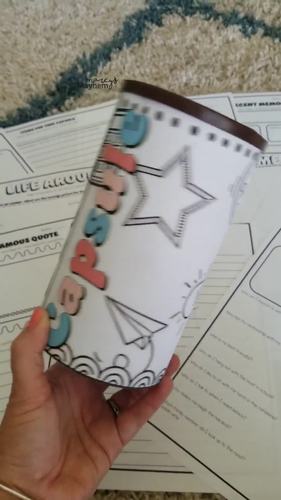 After State Testing Activities ELA Research Project Fun Packet Time Capsule