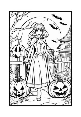 Halloween: Coloring Pages of Witches Vol 3: A Magical Journey! by ...
