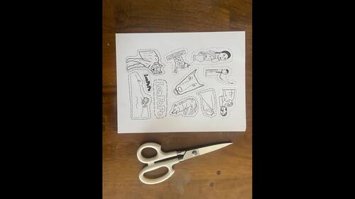 THE SNOWY DAY - Children's Book Hall of Fame - PRINTABLE CUT-OUTS