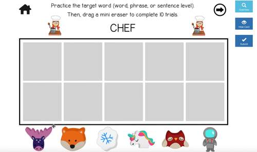 Sh Sound Articulation Boom Cards™| Articulation Fun w Mini Erasers Speech