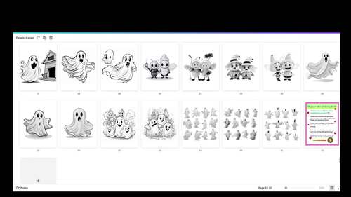 Ghost Coloring Pages Fall : 30 Adorable Fall Coloring Sheets | TPT