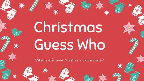 Christmas Edition Guess Who Group Activity by Order Of Op's | TpT