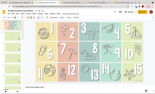 End of Year Activities Bundle | Summer Countdown, Letter Writing ...