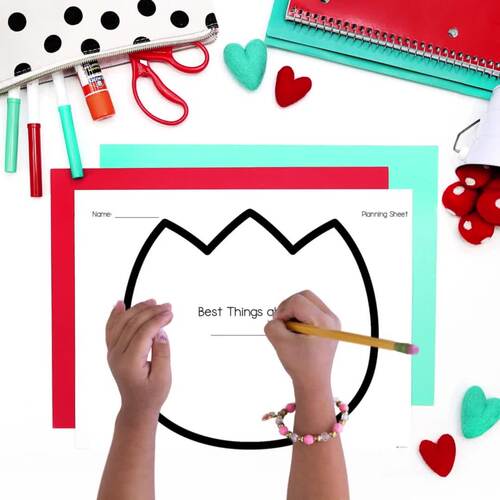 Mothers Day Writing Activity and Craft Valentines Day Card Mothers ...