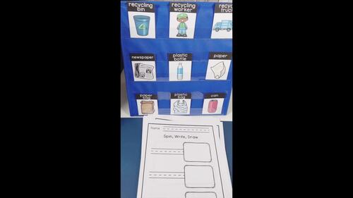 1st Grade Recycling Writing Center by Teaching Firsties with Mrs Hull