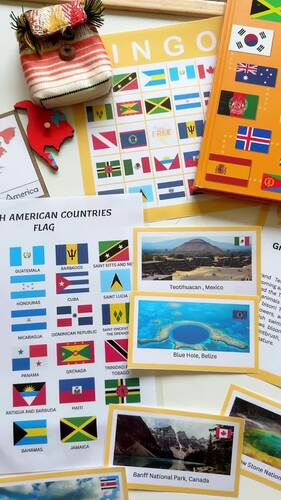 Montessori North America Continent Unit Study | Preschool & Kindergarten