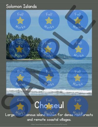 Solomon Islands Posters Class Decor Geography Culture Oceania Pacific ...