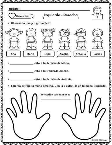 Matemáticas (Kinder- Primer Grado) Hojas de Trabajo - Spanish Math by ...