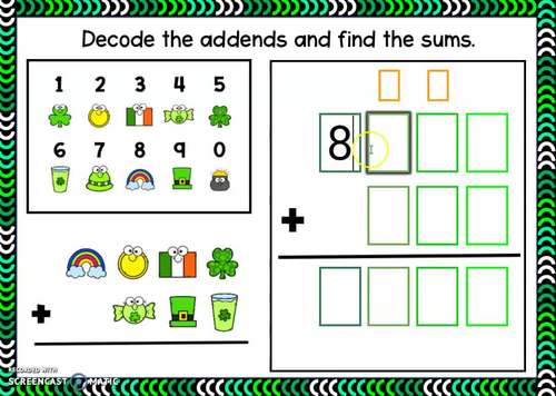 Secret Code Addition Boom Cards™ Distance Learning by Creating 4 ESL