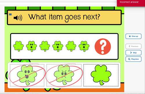 Shamrock AB Pattern Boom Cards™ Digital Task Cards | TPT
