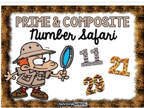 Prime & Composite Number Sorting - Level 1 | Boom Cards | 4.OA.B.4
