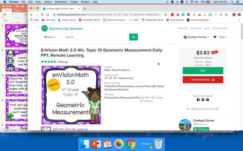 enVision 2.0 Common Core 4th grade - Topic 15 Geometric Measurement