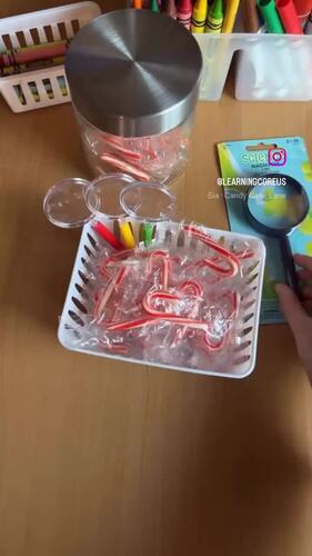 Candy Cane Investigation Kindergarten First PreK Second Science December