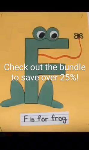 Letter F Craft | F is for Frog Printable Craft Template | ABC Alphabet ...