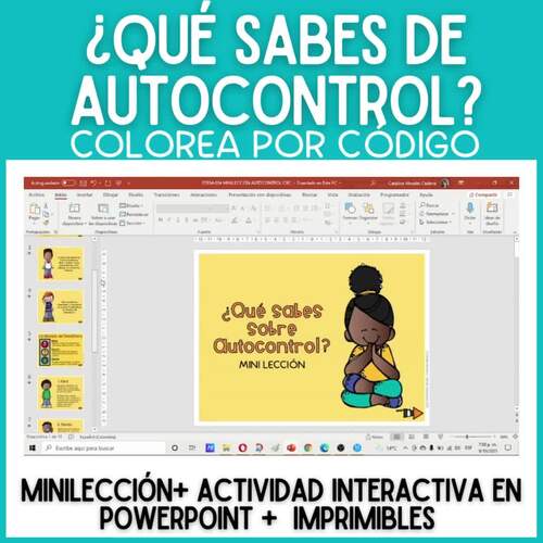AUTOCONTROL. LECCIÓN INTERACTIVA EN ESPAÑOL (POWERPOINT). 2-5 | TPT