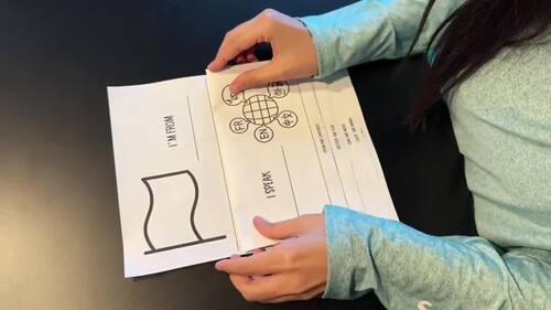 All About Me Foldable Back to School ENGLISH Activity getting to know ...
